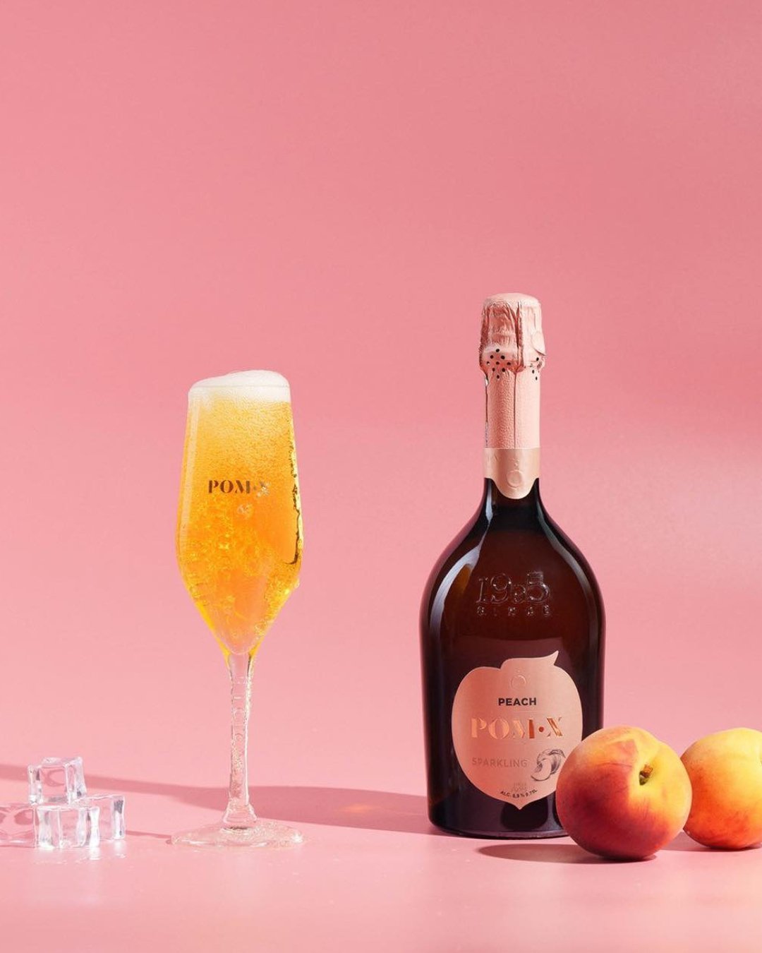 POM X- Peach Semi-Sweet Sparkling 750ml – Azorah Wines